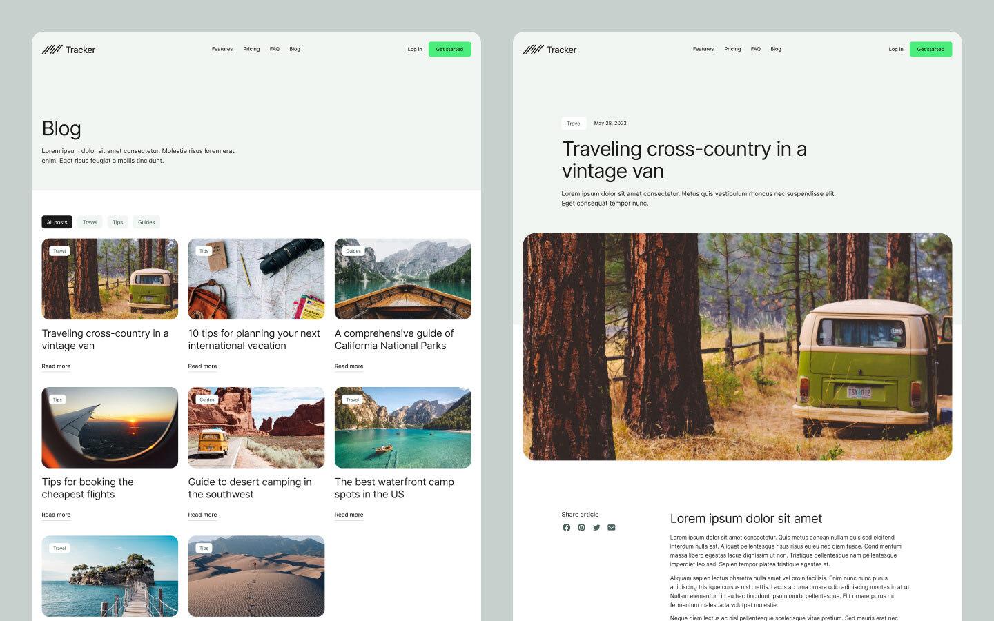 Tracker - SaaS HTML5 Responsive Website Template