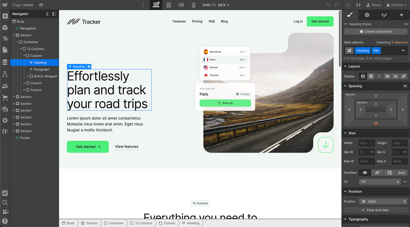 Tracker - SaaS HTML5 Responsive Website Template