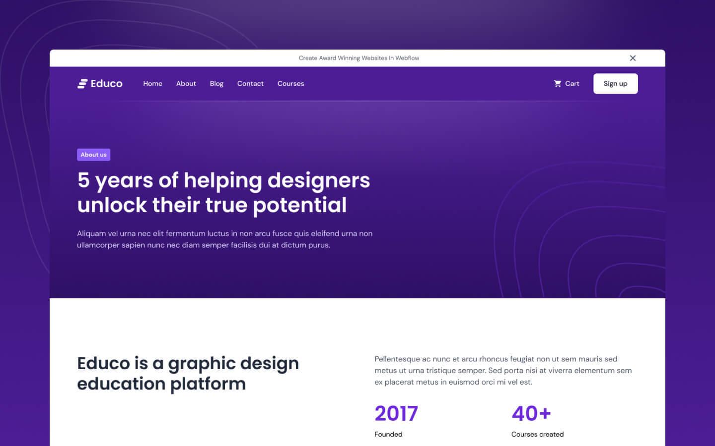 Educo - School HTML5 Responsive Website Template