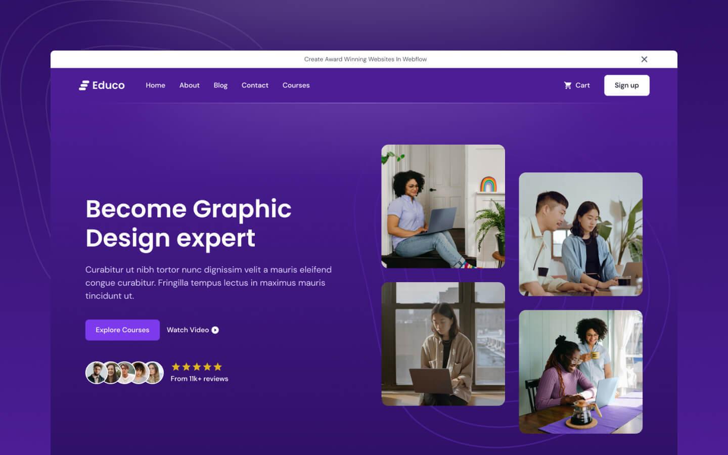 Educo - School HTML5 Responsive Website Template