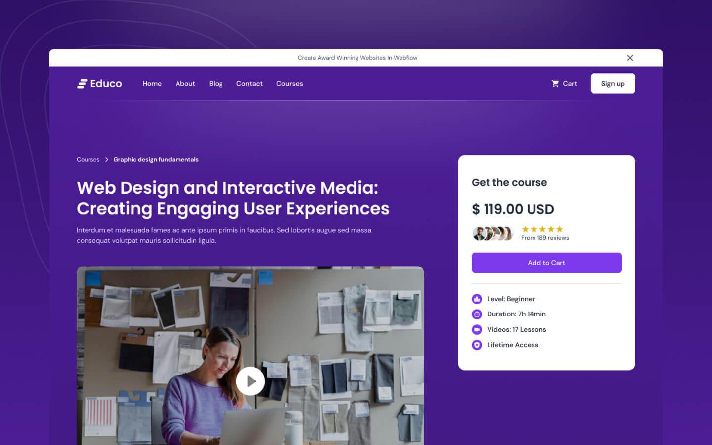 Educo - School HTML5 Responsive Website Template