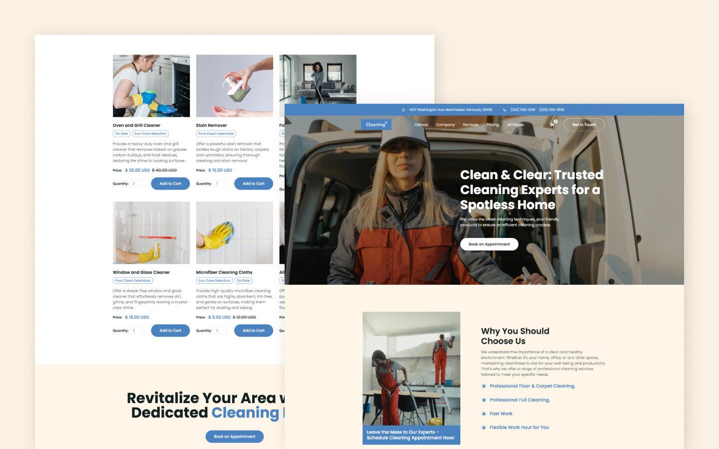 Cleaning - Small Business HTML5 Responsive Website Template Cleaning - Small Business HTML5 Responsive Website Template