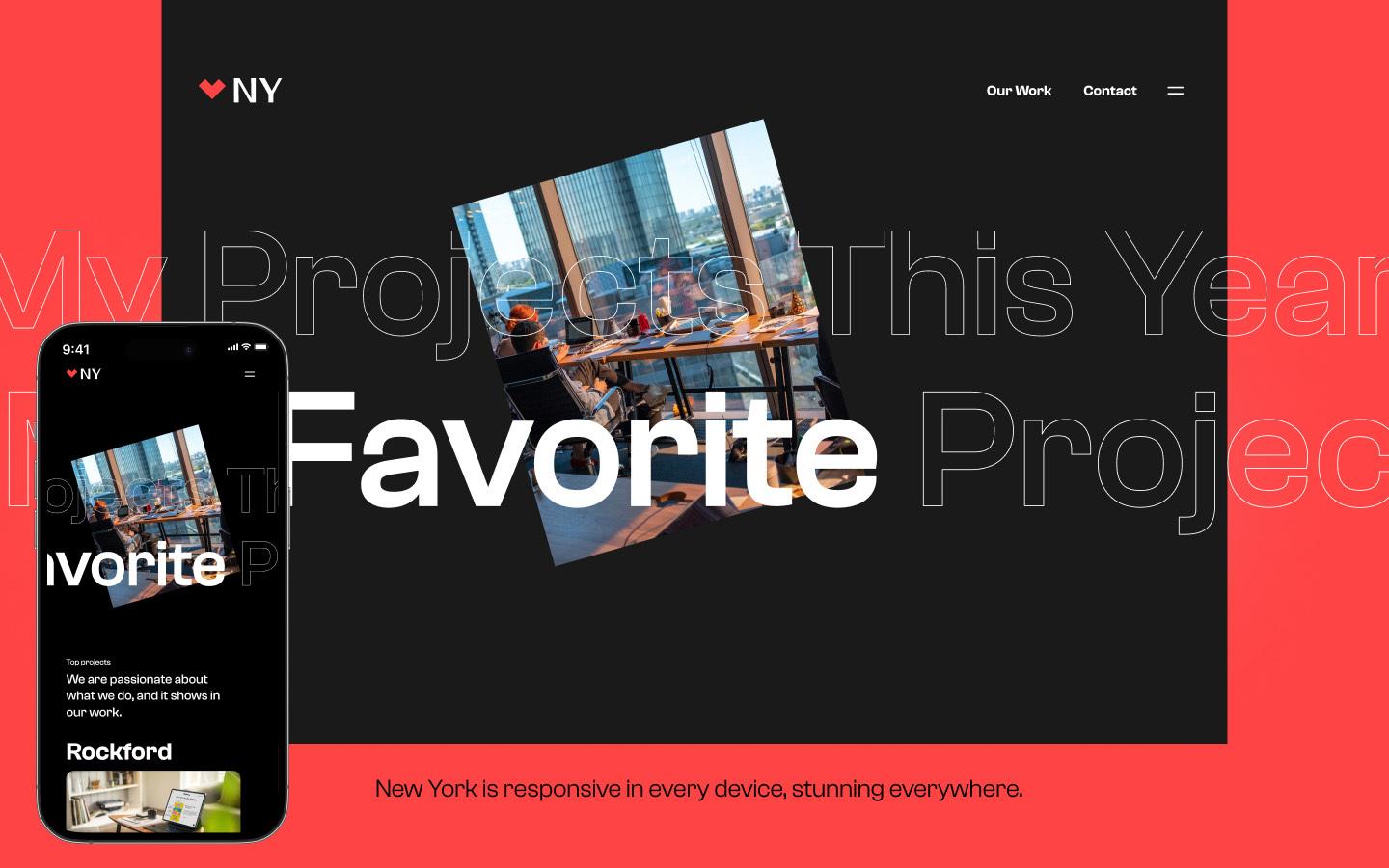 New York - Agency HTML5 Responsive Website Template