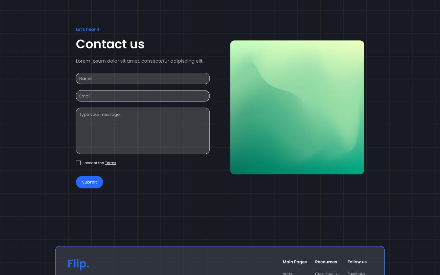 Flip - Startup HTML5 Responsive Website Template
