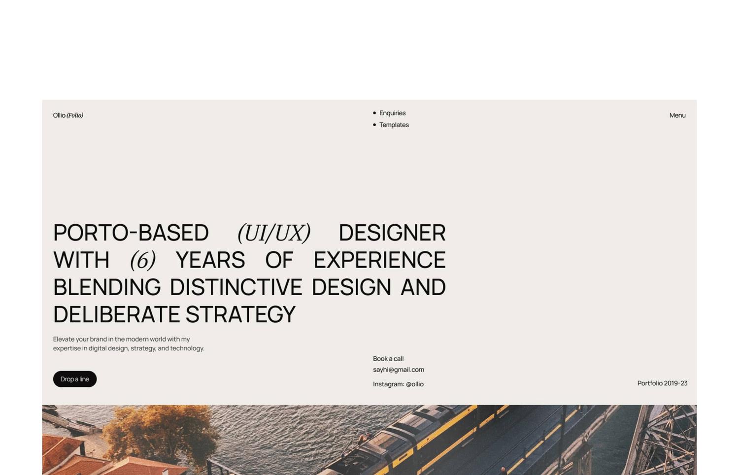 Ollio Folio - Portfolio HTML5 Responsive Website Template