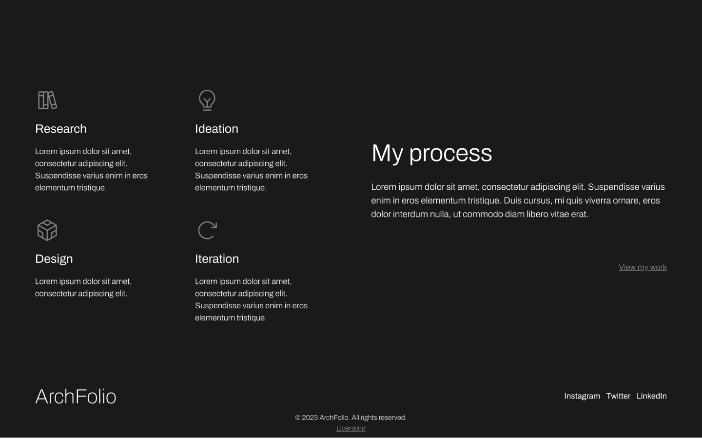 ArchFolio - Architecture HTML5 Responsive Website Template