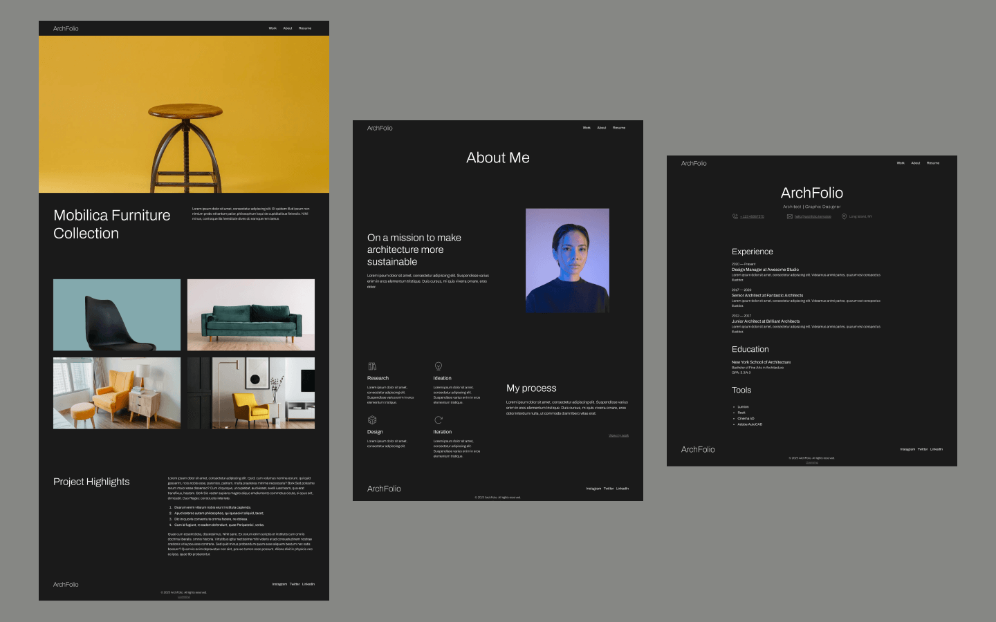 ArchFolio - Architecture HTML5 Responsive Website Template