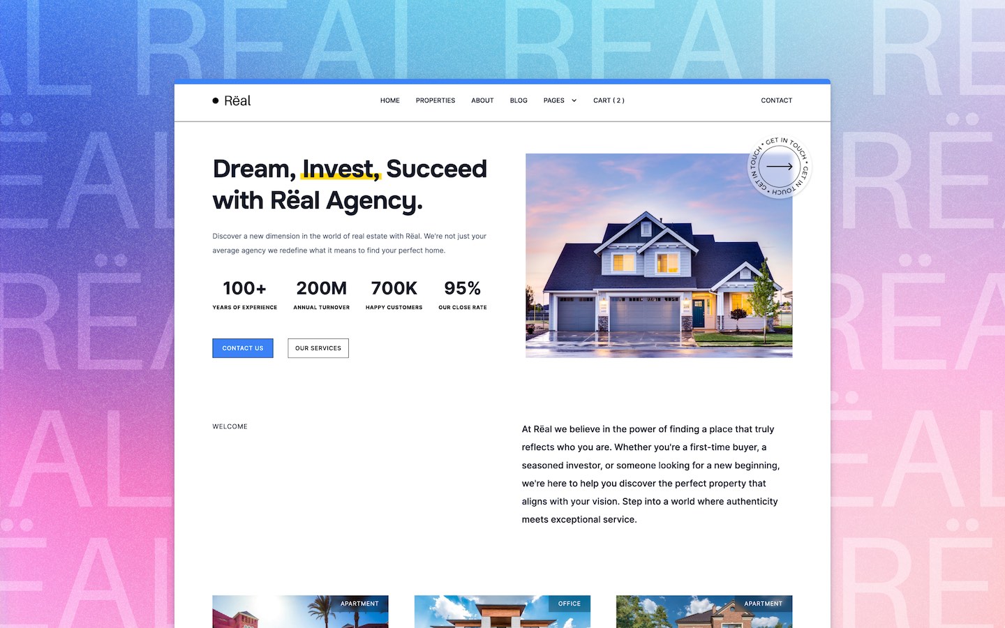 Real - Real Estate HTML5 Responsive Website Template