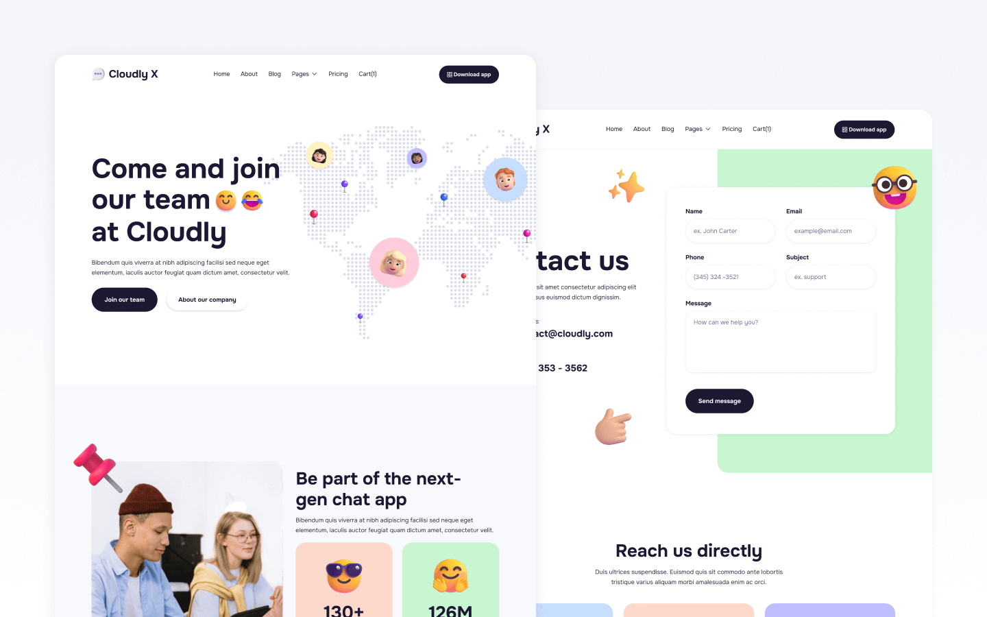 Cloudly X - App HTML5 Responsive Website Template