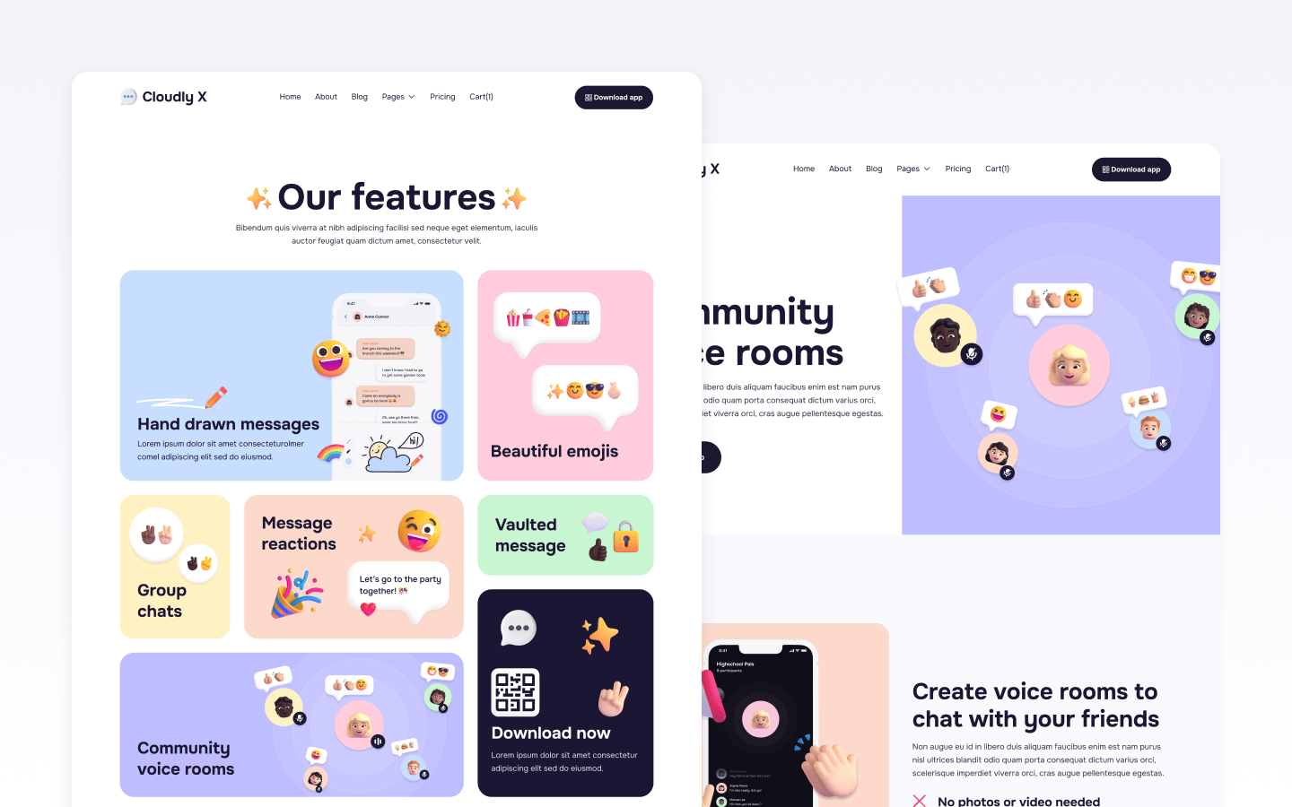 Cloudly X - App HTML5 Responsive Website Template
