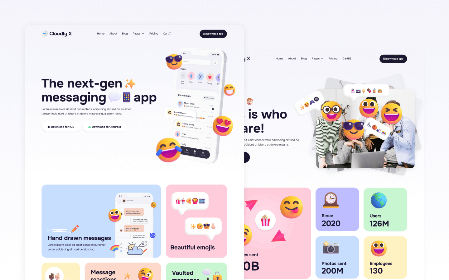 Cloudly X - App HTML5 Responsive Website Template
