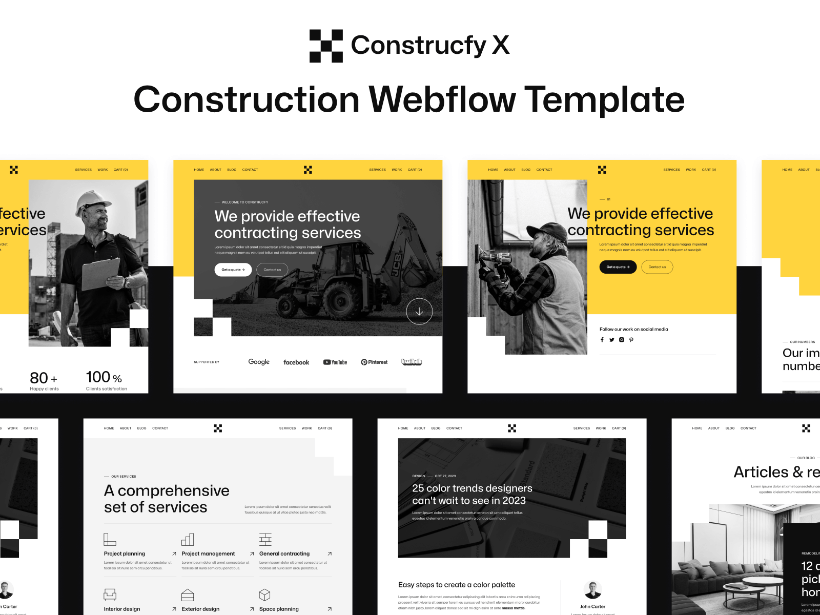 Construcfy X - Construction HTML5 Responsive Website Template