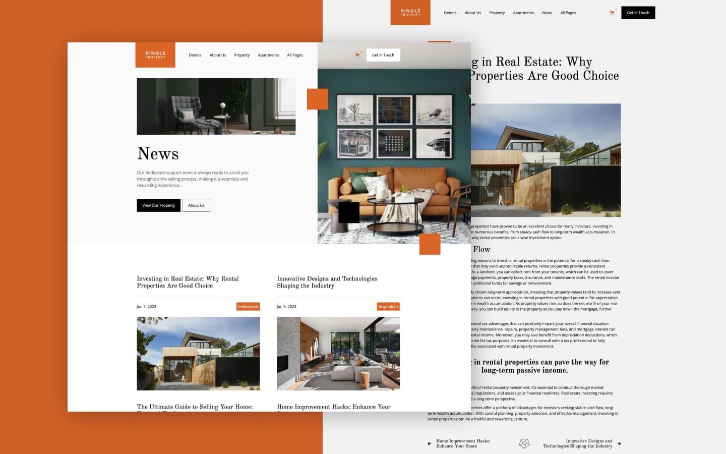 Single Property 128 - Real Estate HTML5 Responsive Website Template
