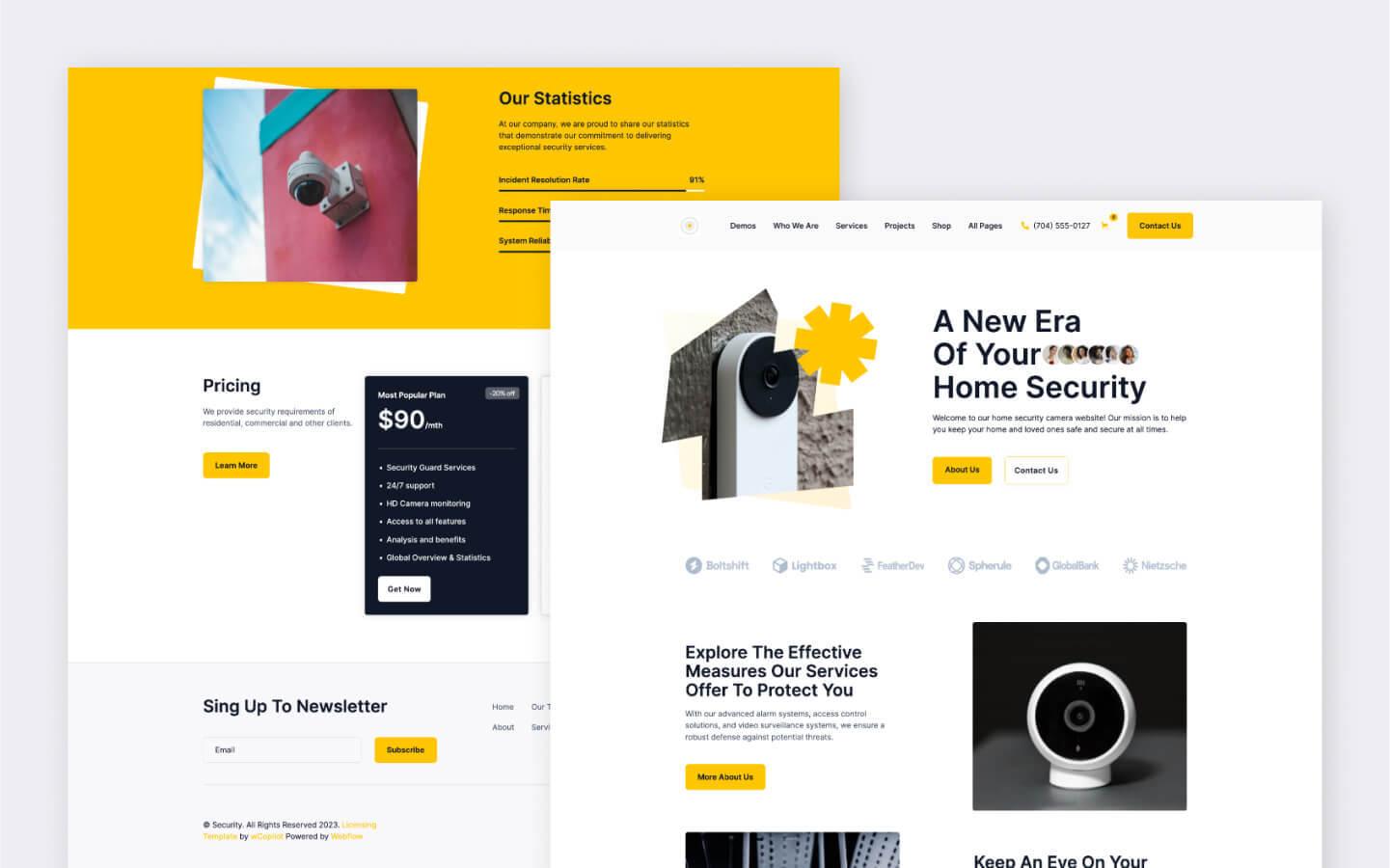 Security - Business HTML5 Responsive Website Template