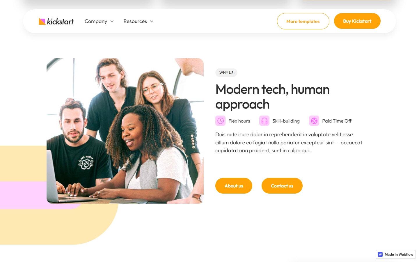 Kickstart - Consulting HTML5 Responsive Website Template