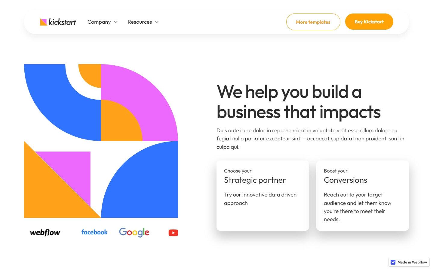 Kickstart - Consulting HTML5 Responsive Website Template