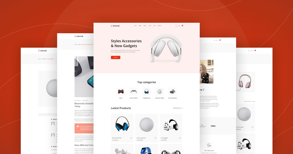 Etonal - Retail HTML5 Responsive Website Template