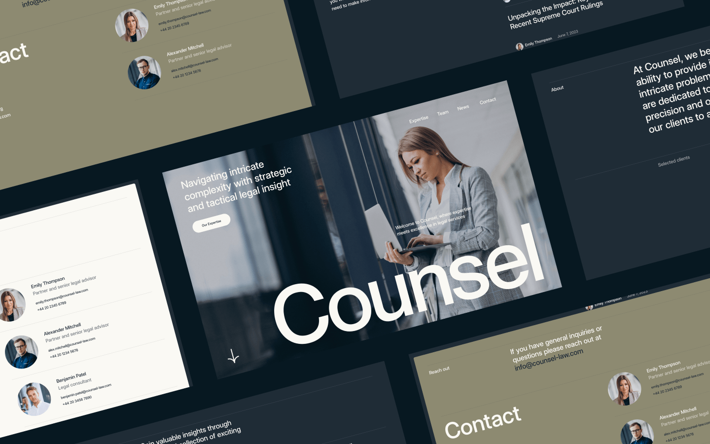 Counsel - Consulting HTML5 Responsive Website Template