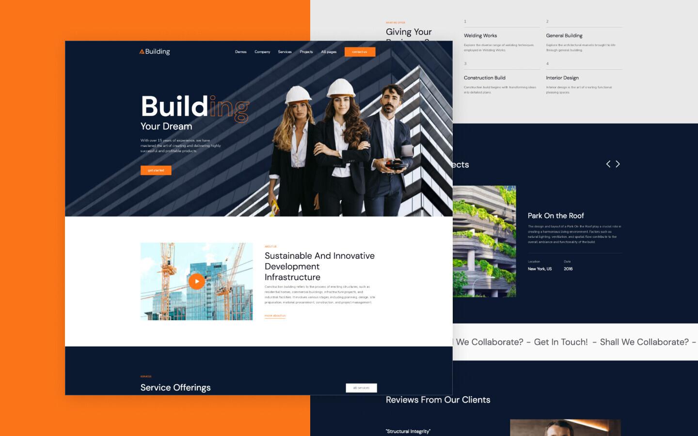 Building 128 - Construction HTML5 Responsive Website Template