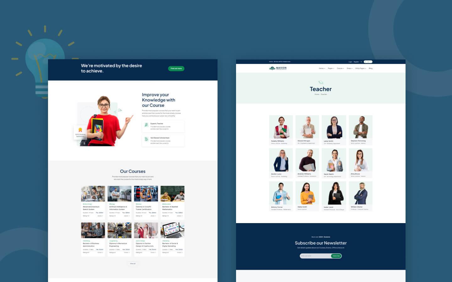 Maxion - University HTML5 Responsive Website Template