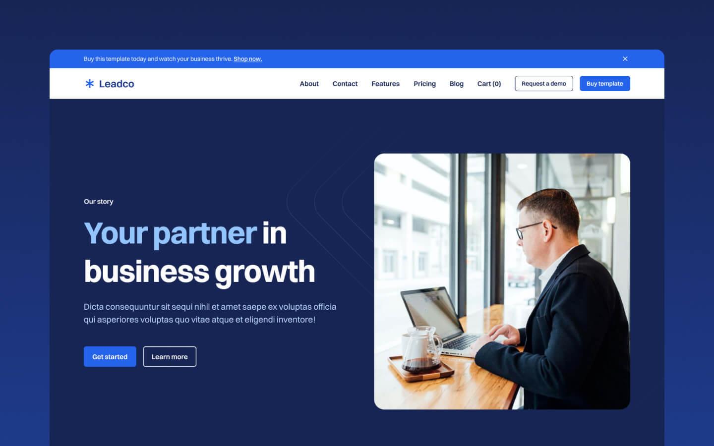 Leadco - SaaS HTML5 Responsive Website Template