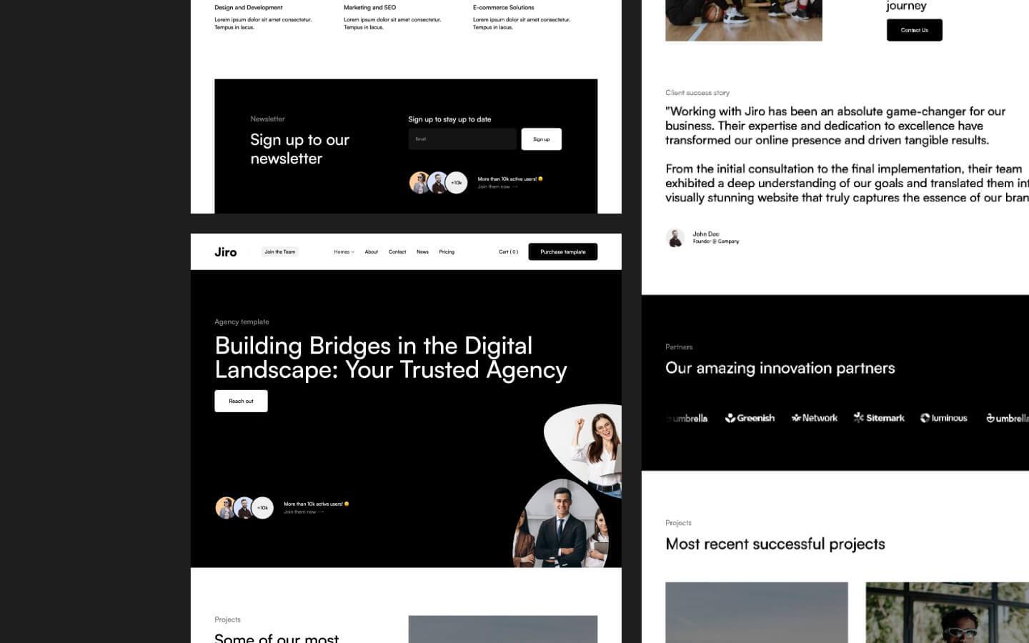 Jiro - Agency HTML5 Responsive Website Template