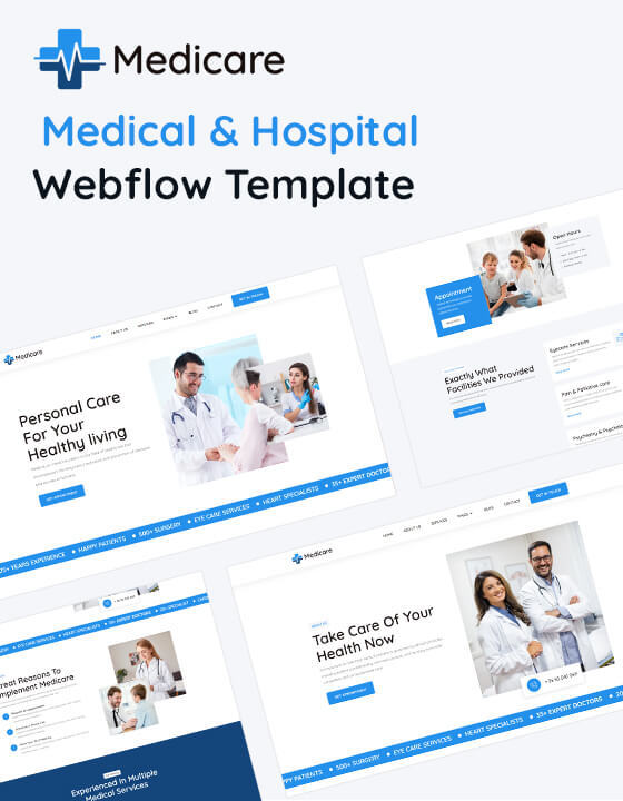 Medicare - Hospital HTML5 Responsive Website Template