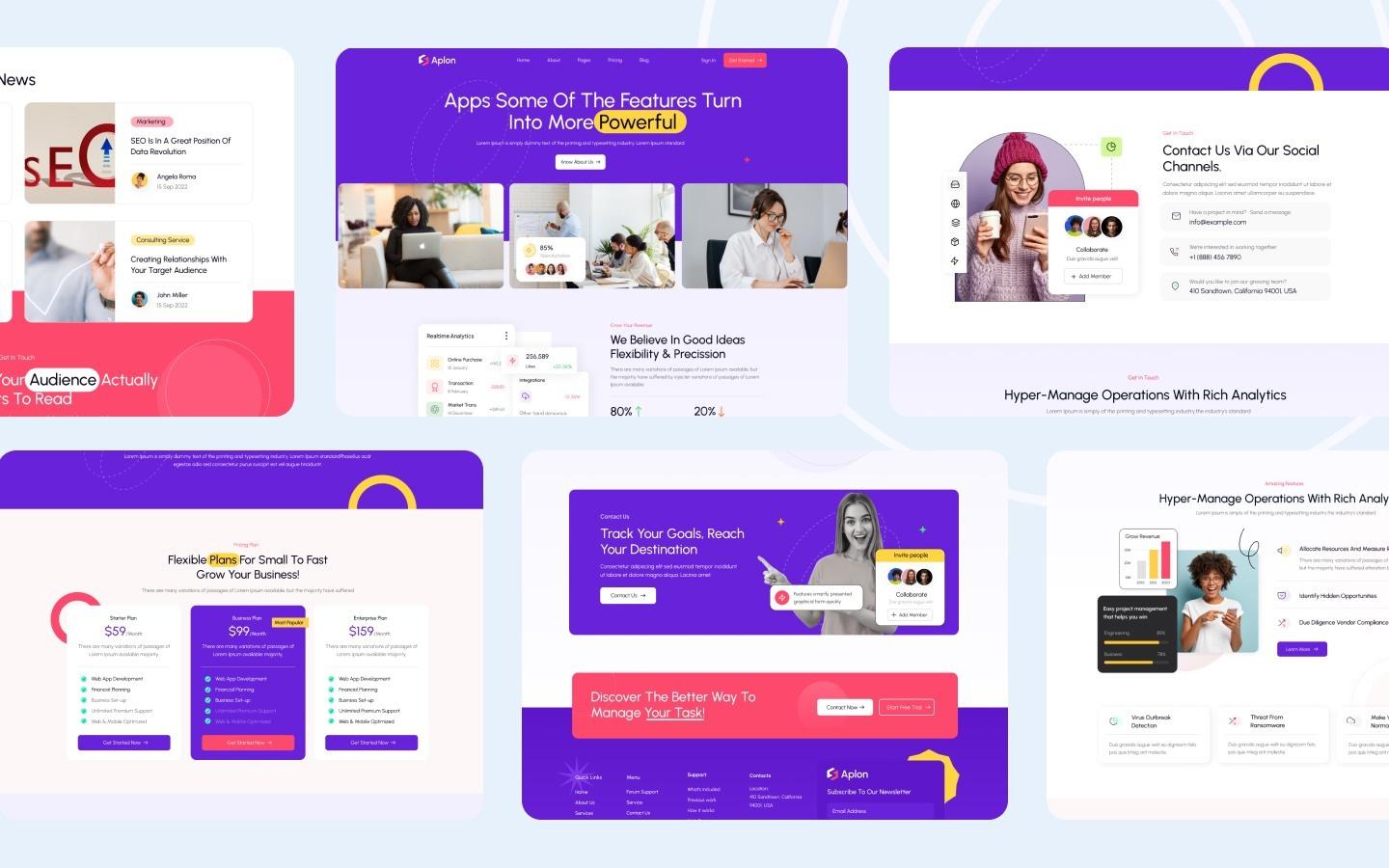 Aplon - App HTML5 Responsive Website Template