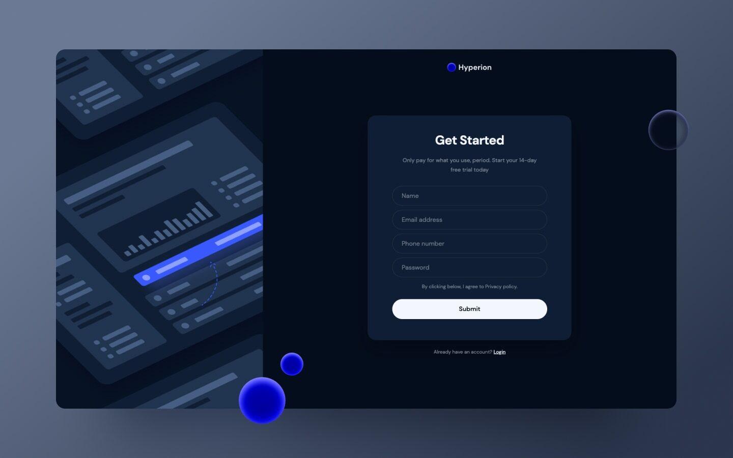 Hyperion Ecommerce - Startup HTML5 Responsive Website Template