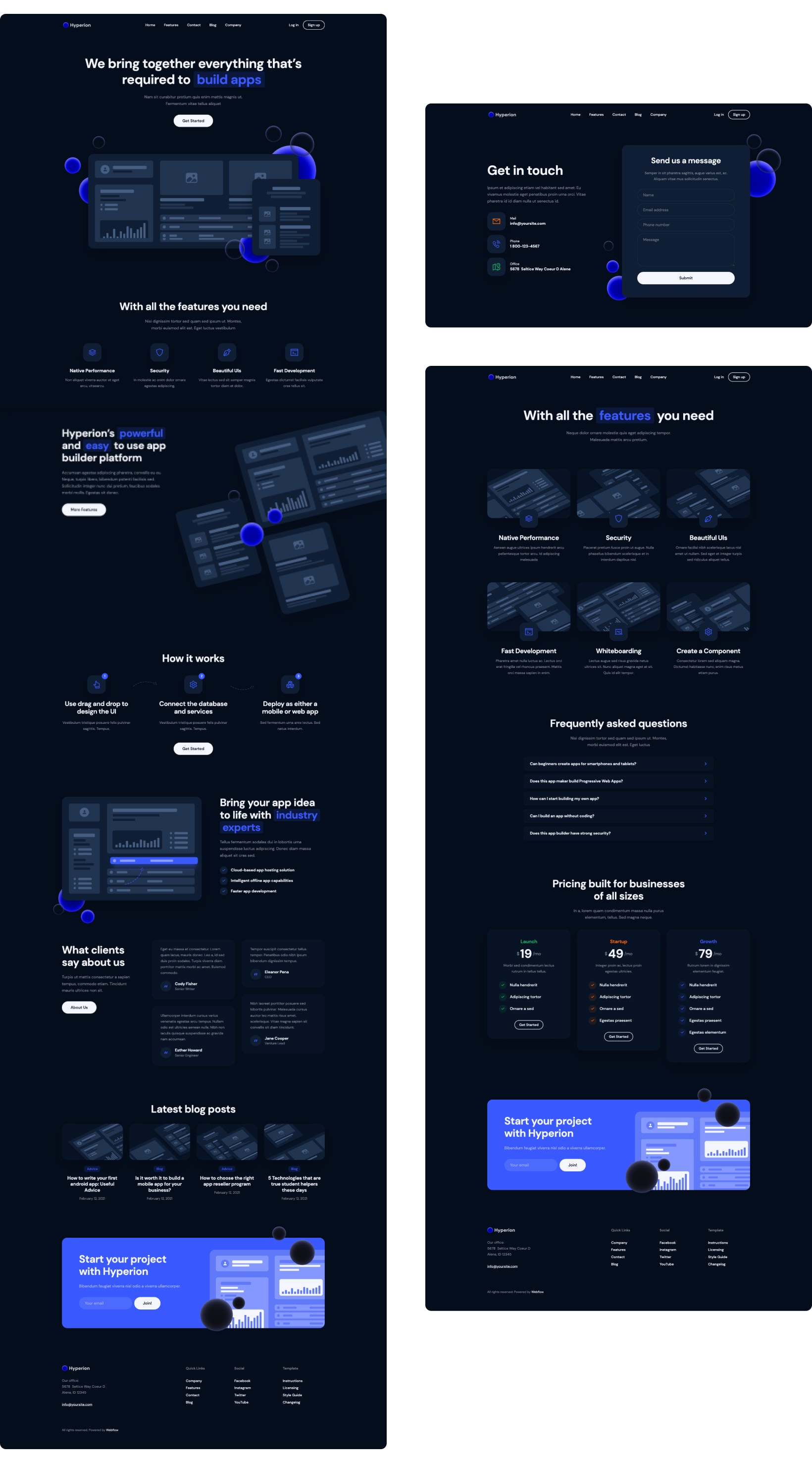 Hyperion Ecommerce - Startup HTML5 Responsive Website Template