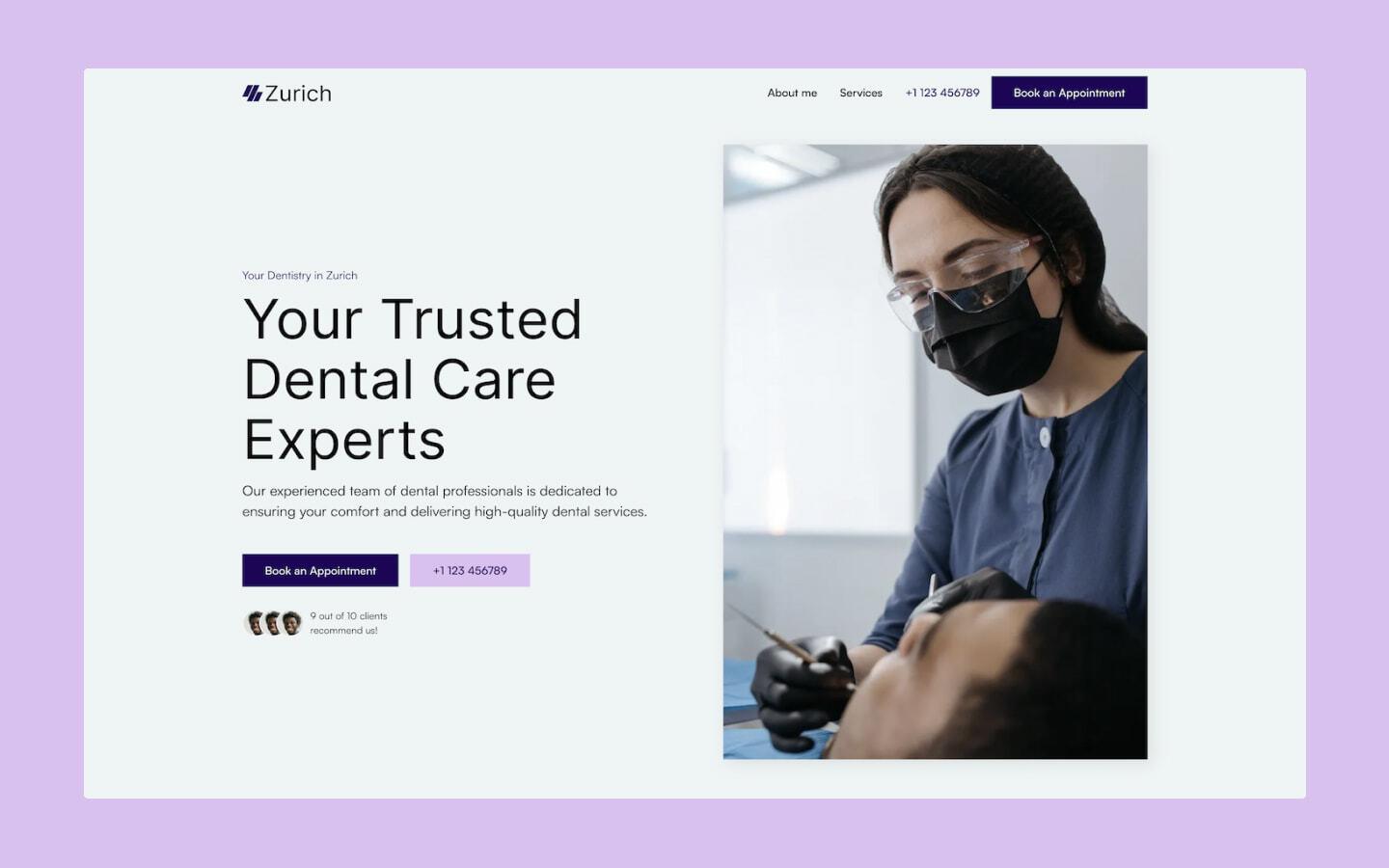 Zurich - Dentist HTML5 Responsive Website Template
