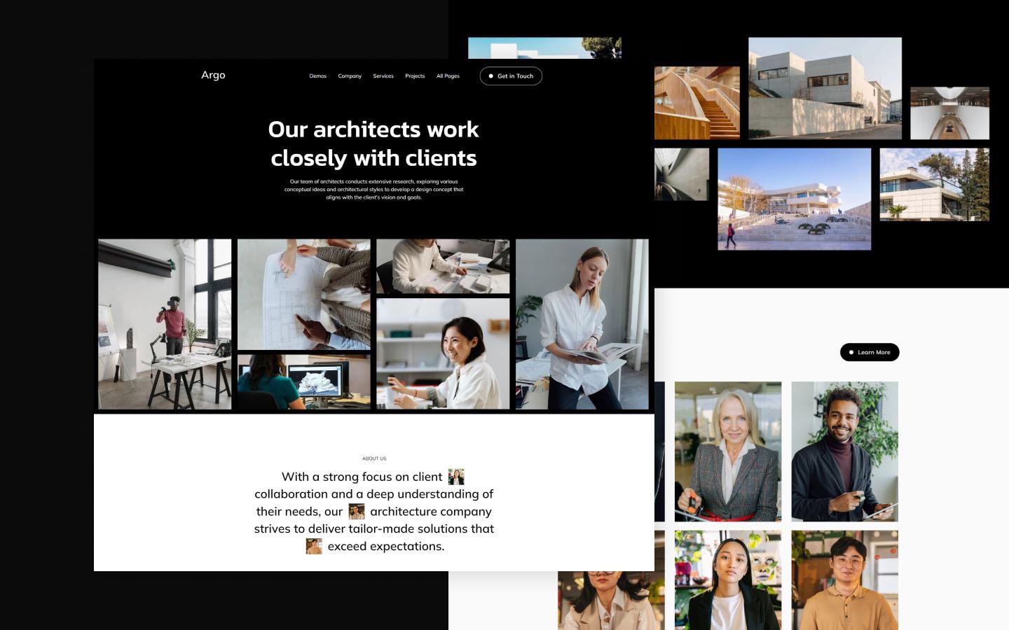 Argo 128 - Architecture HTML5 Responsive Website Template