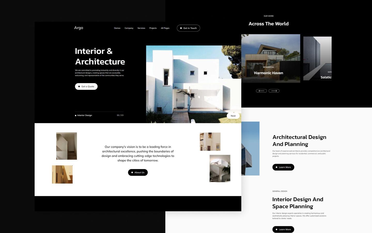 Argo 128 - Architecture HTML5 Responsive Website Template