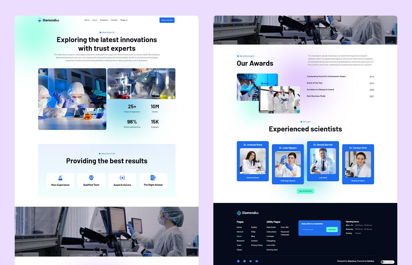 DiamondLab - Health HTML5 Responsive Website Template