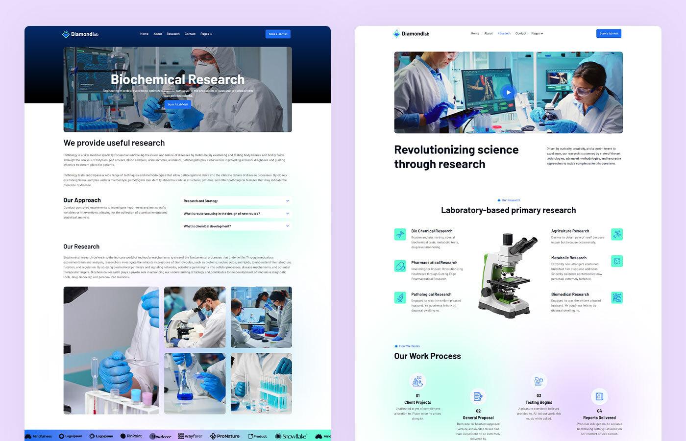 DiamondLab - Health HTML5 Responsive Website Template