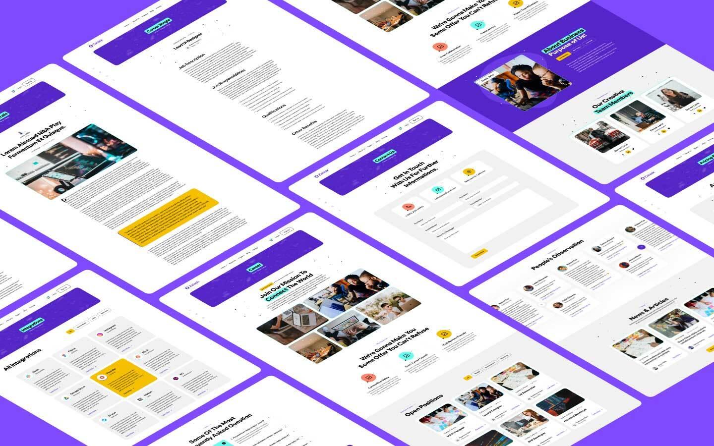 Zaiask - SaaS HTML5 Responsive Website Template