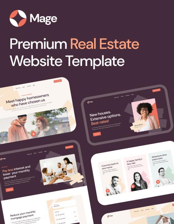 Mage - Real Estate HTML5 Responsive Website Template