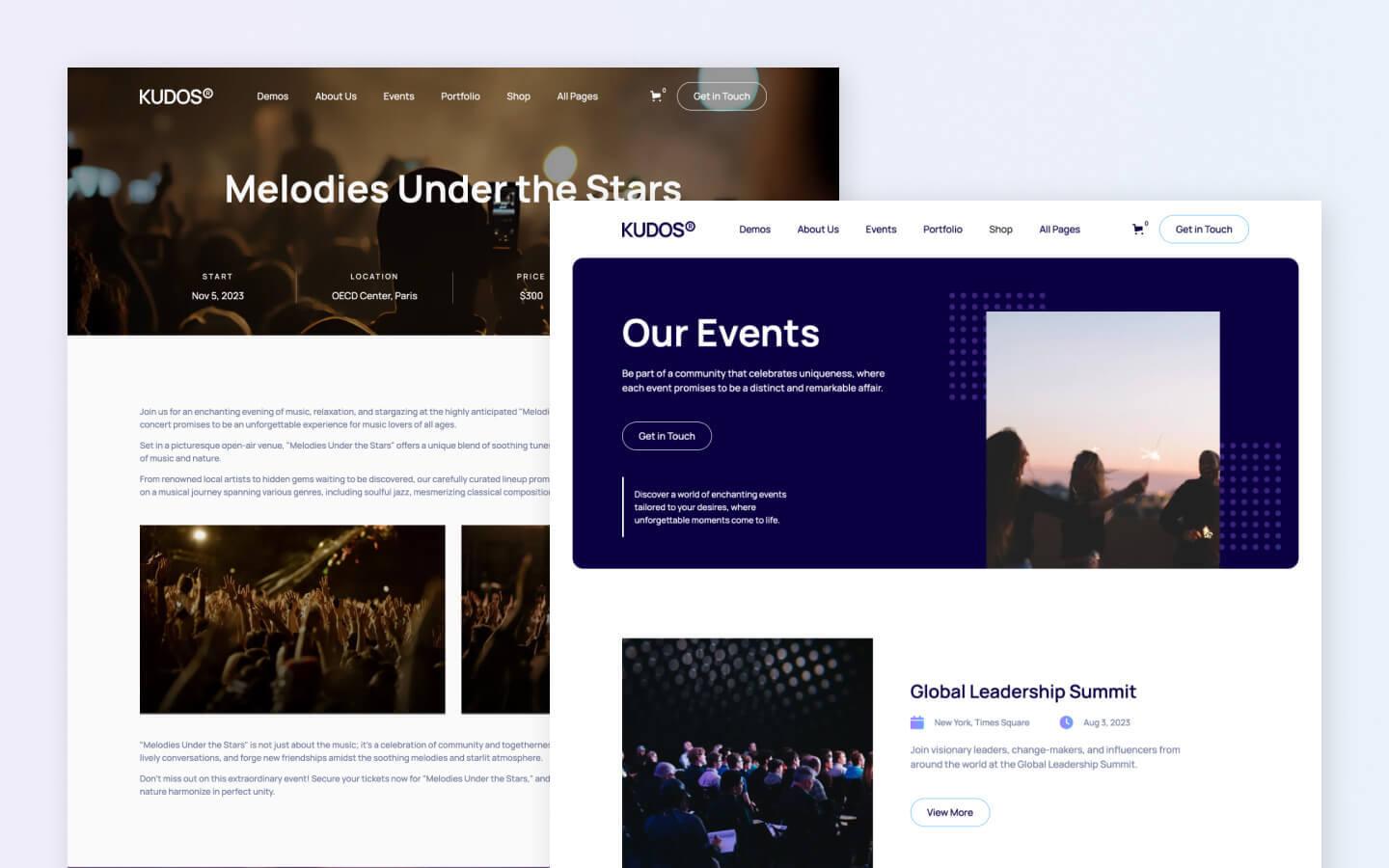 Kudos - Event HTML5 Responsive Website Template