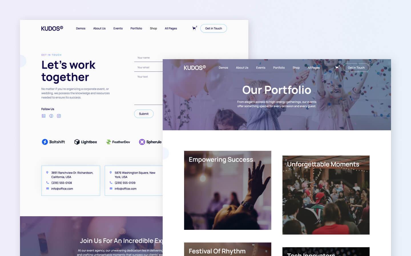Kudos - Event HTML5 Responsive Website Template