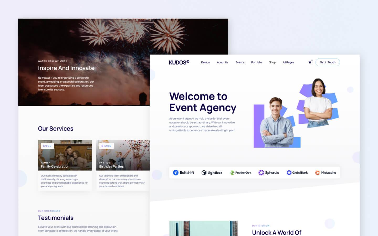 Kudos - Event HTML5 Responsive Website Template