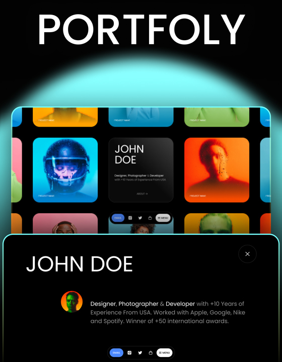 PORTFOLY - Portfolio HTML5 Responsive Website Template