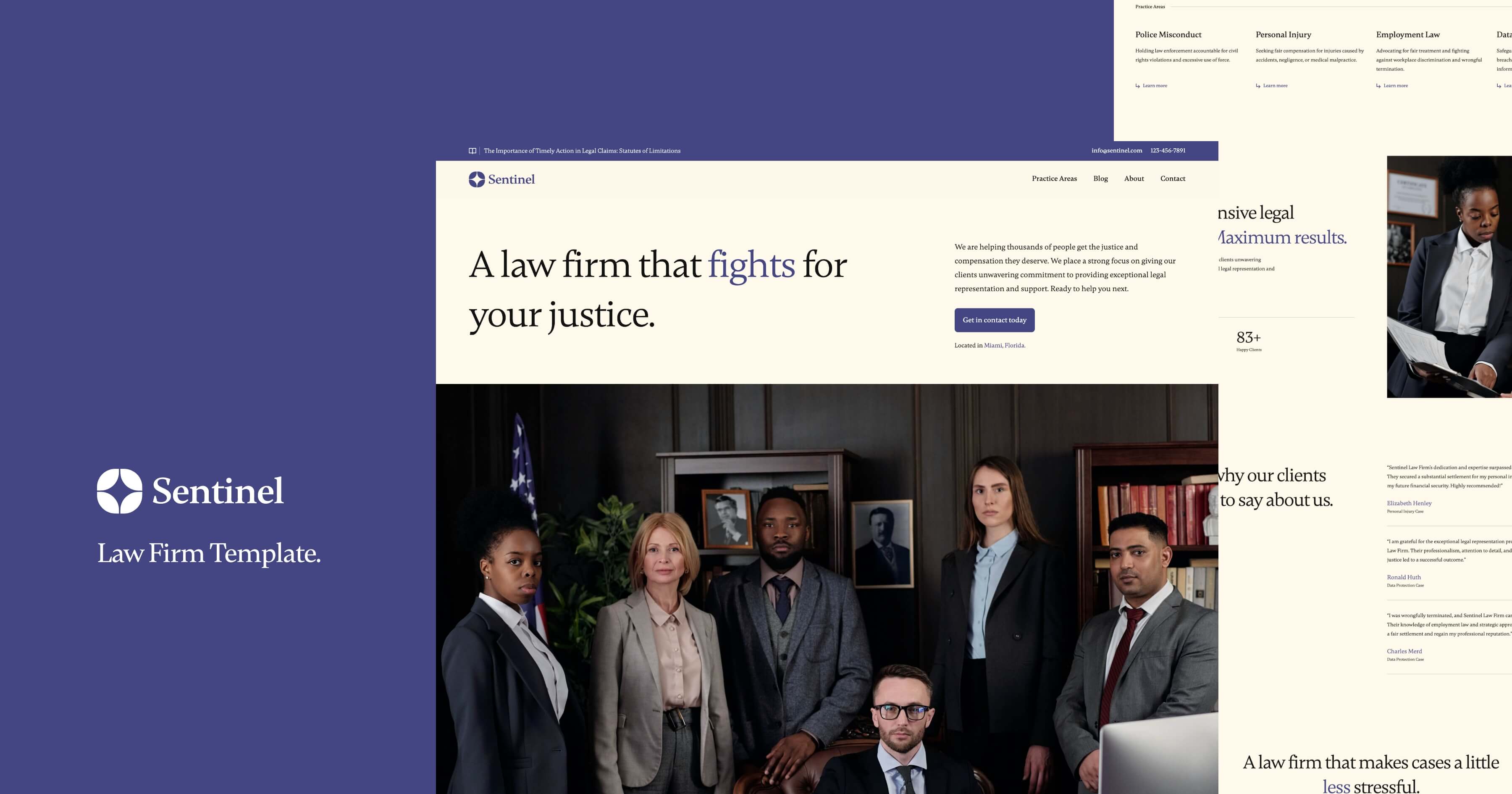 Sentinel - Law Firm HTML5 Responsive Website Template