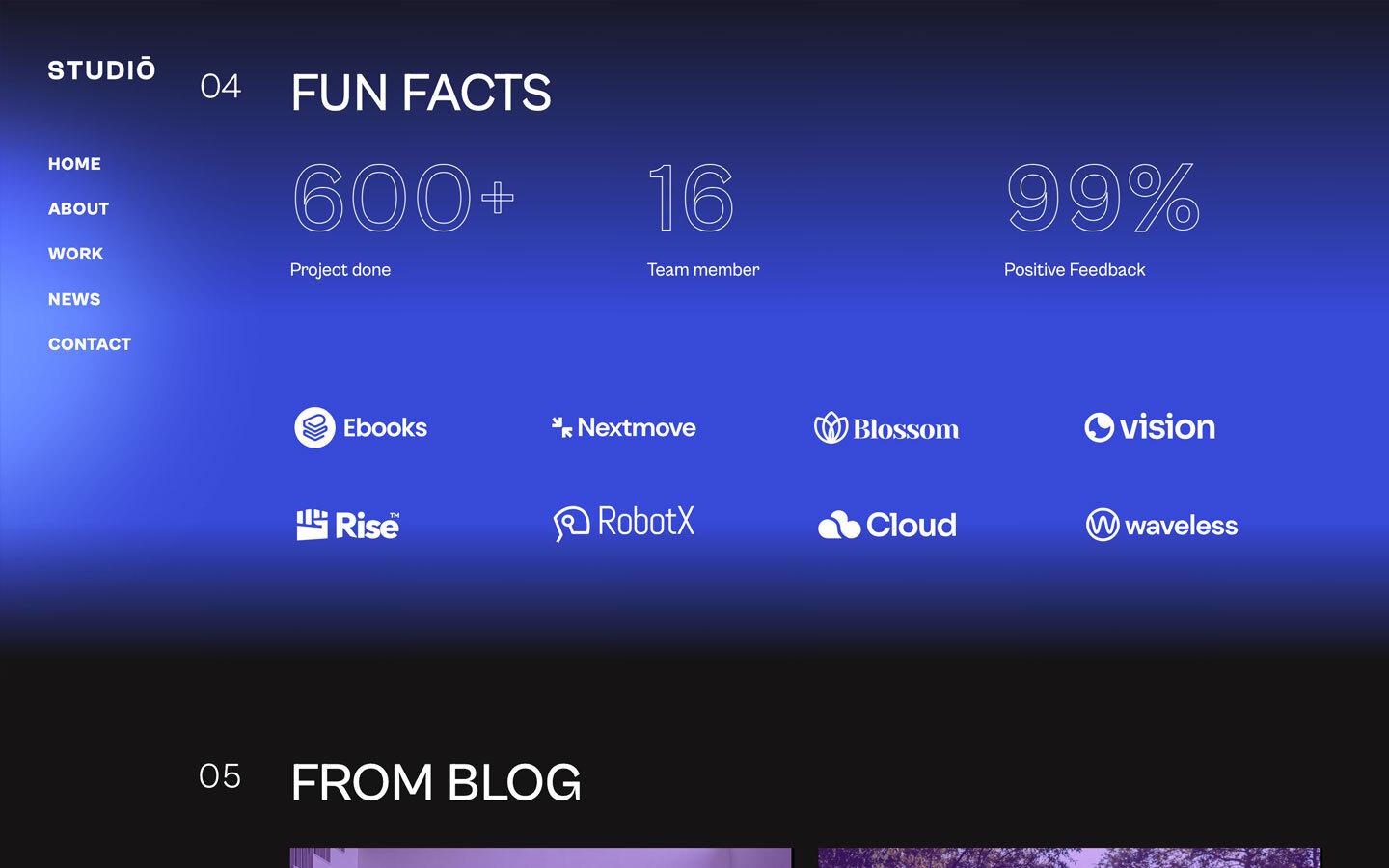 Studiō - Creative HTML5 Responsive Website Template