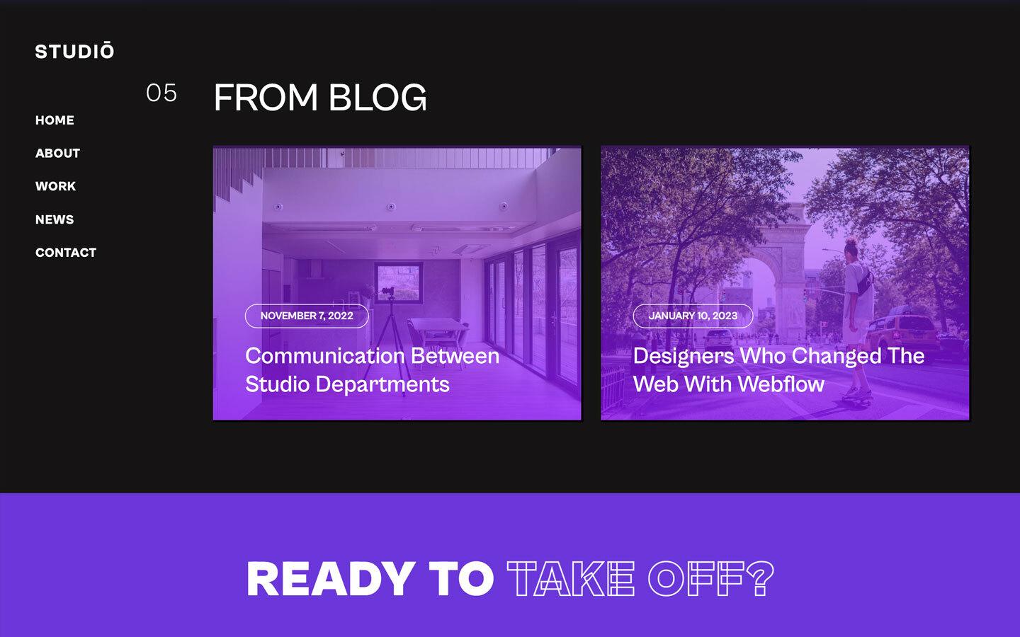 Studiō - Creative HTML5 Responsive Website Template