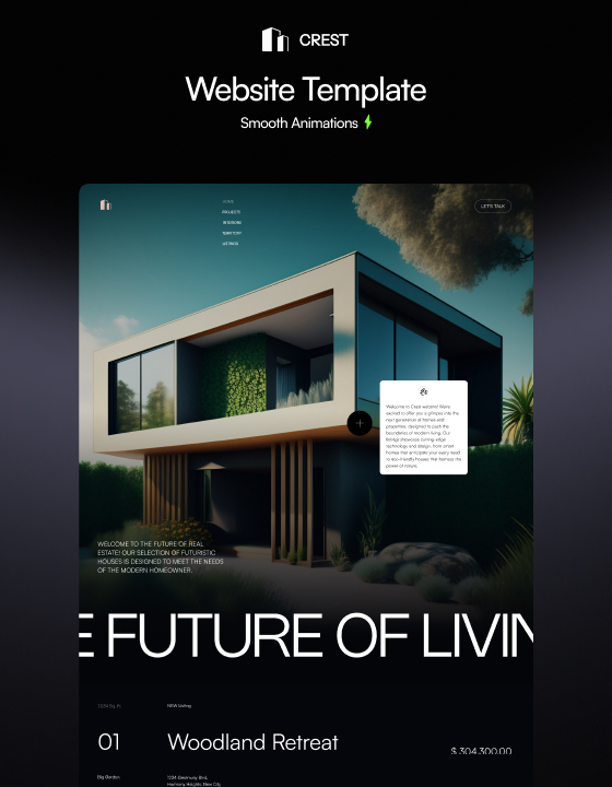 Crest - Real Estate HTML5 Responsive Website Template