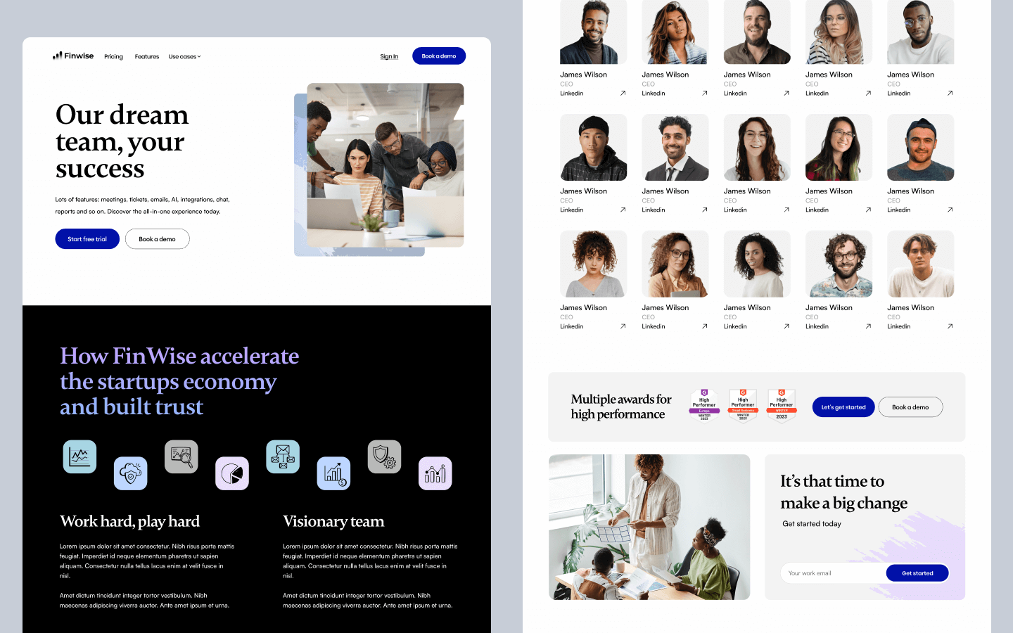 FinWise - Software HTML5 Responsive Website Template