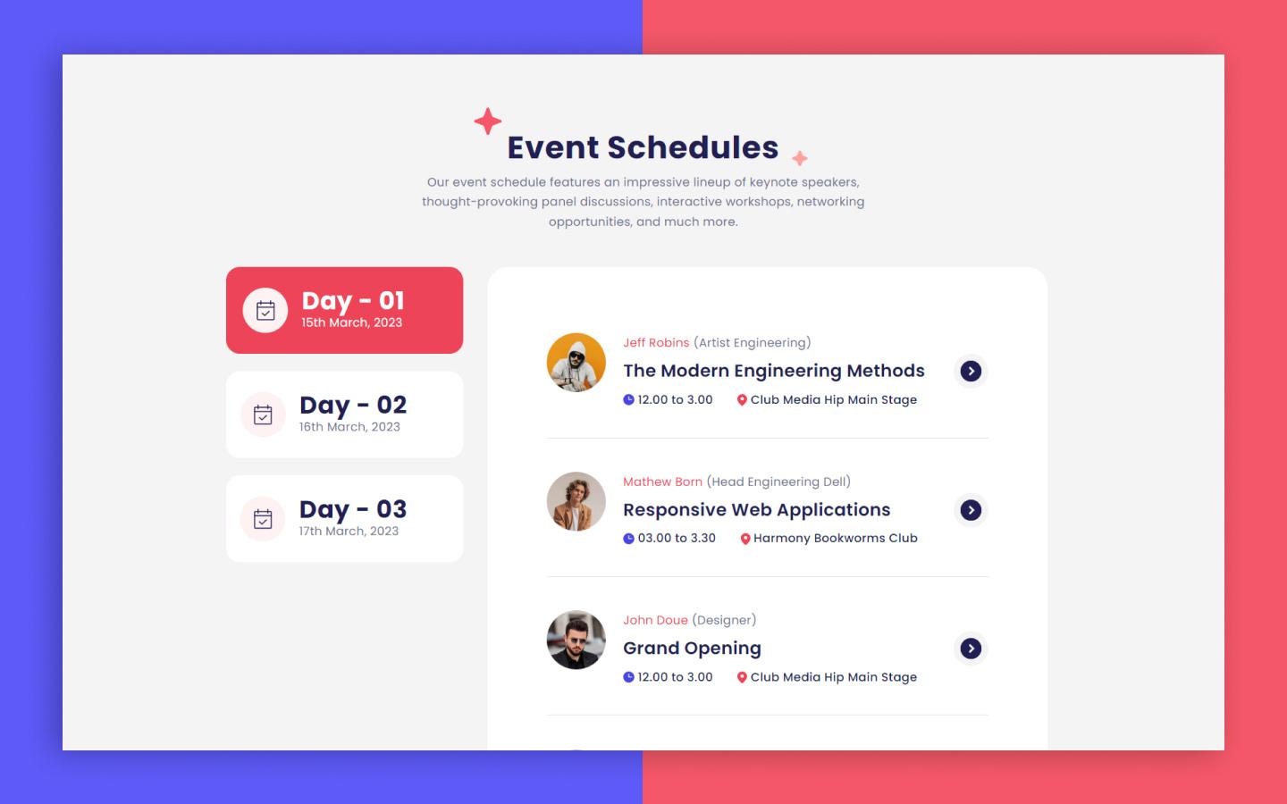GatherFlow - Event HTML5 Responsive Website Template
