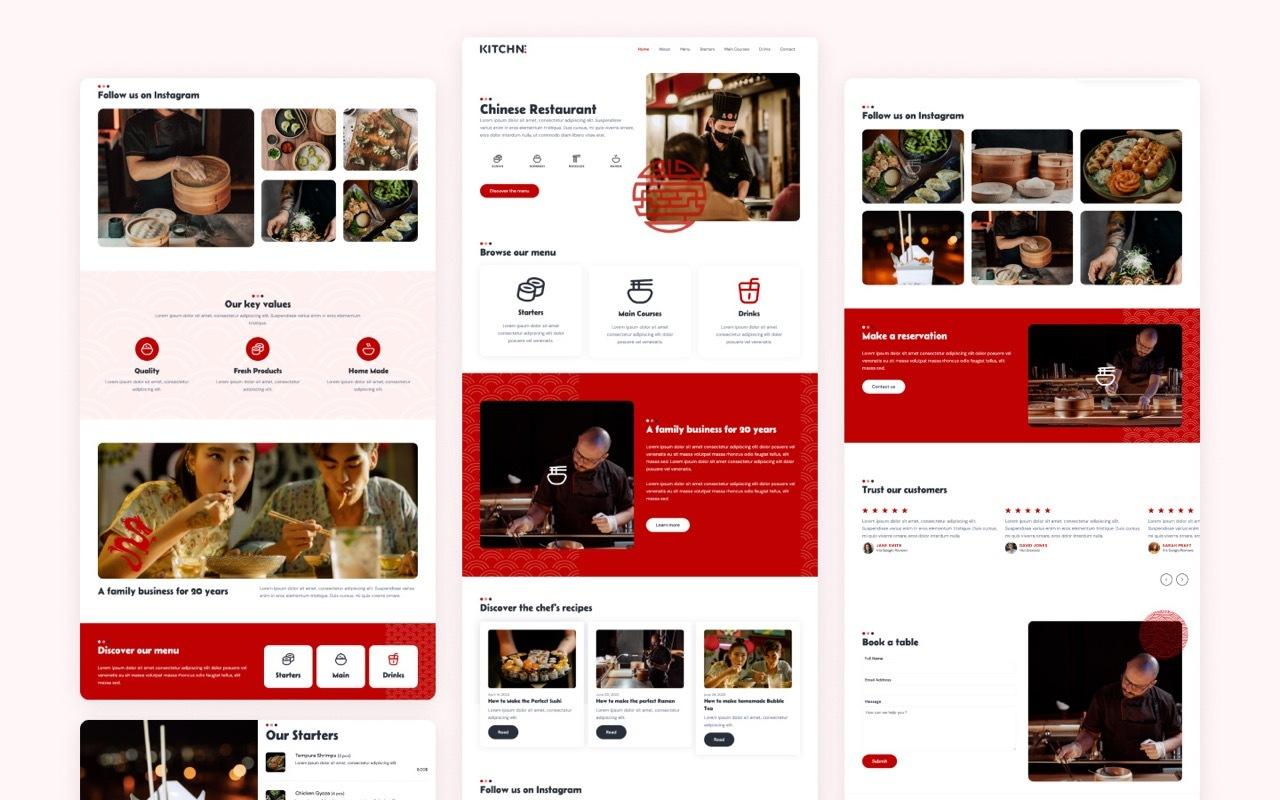 KITCHN - Restaurant HTML5 Responsive Website Template