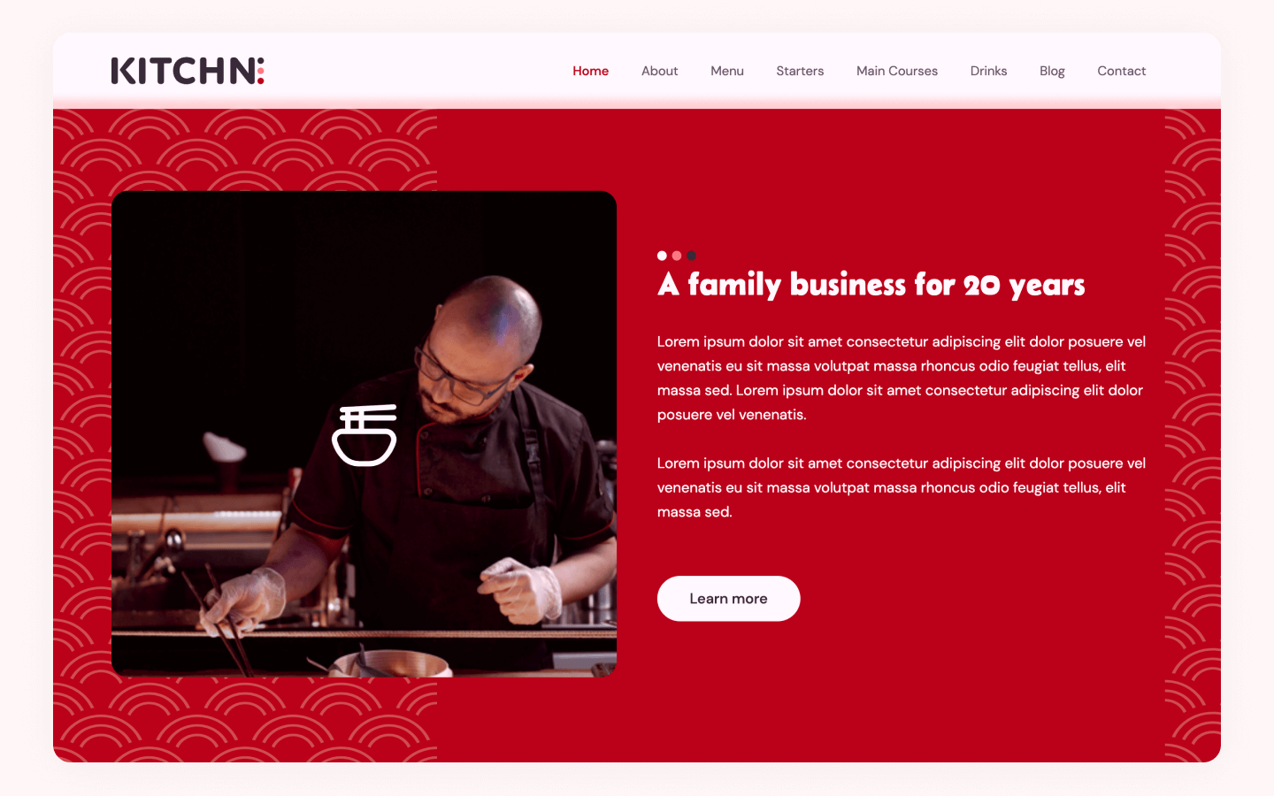 KITCHN - Restaurant HTML5 Responsive Website Template