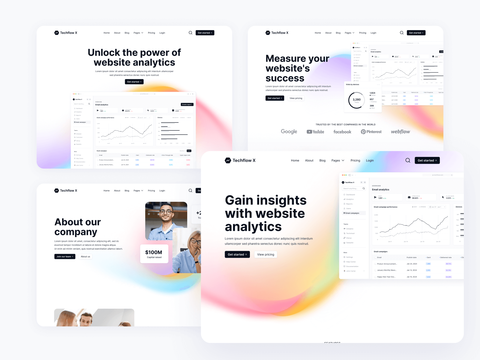 Techflow X - Technology HTML5 Responsive Website Template